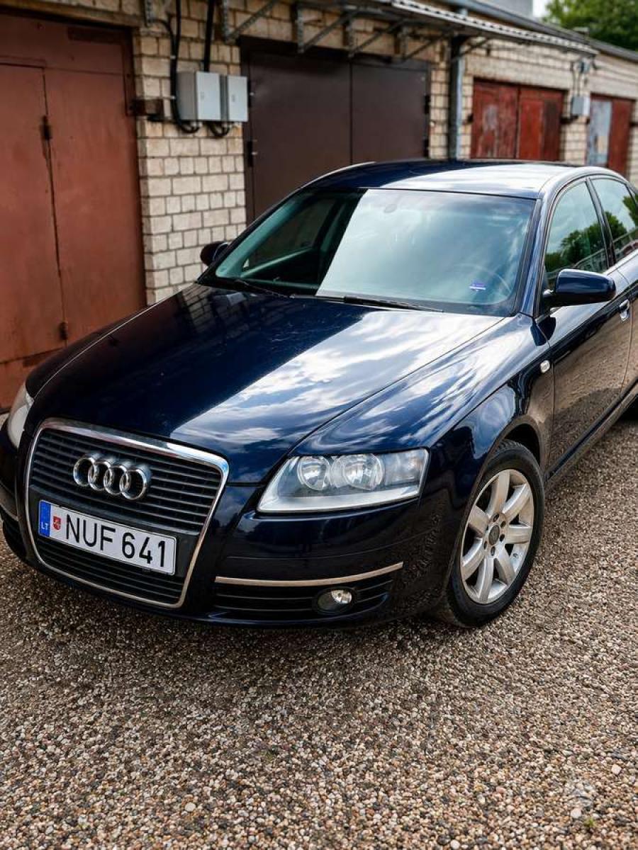 Zils Audi A6 2006 Alīta, ar dzinēja tilpumu 2.39 L un nobraukumu 360 tūkst. km par 1500 €, foto 3 vietnē AUTOMOTO.COM.LV