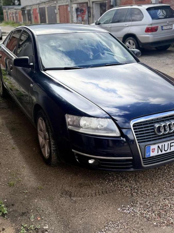 Blue Audi A6 2006 in Alytus, with an engine capacity of 2.39 L and mileage of 360 thousand km for 1500 €, photo 7 on AUTOMOTO.COM.LV