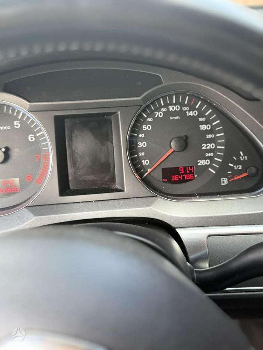 Zils Audi A6 2006 Alīta, ar dzinēja tilpumu 2.39 L un nobraukumu 360 tūkst. km par 1500 €, foto 12 vietnē AUTOMOTO.COM.LV