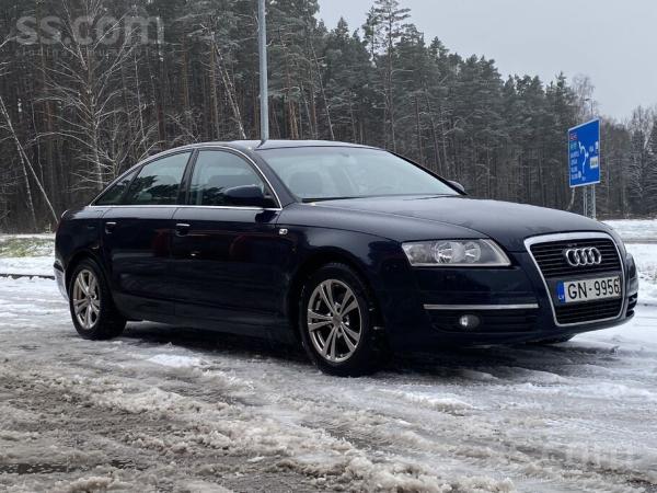 Blue Audi A6 2007 in Riga, with an engine capacity of 2.00 L and mileage of 230 thousand km for 2900 €, photo 1 on AUTOMOTO.COM.LV