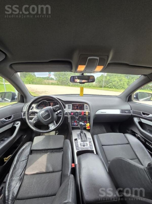 Blue Audi A6 2007 in Aluksne, with an engine capacity of 3.00 L and mileage of 336 thousand km for 3395 €, photo 6 on AUTOMOTO.COM.LV