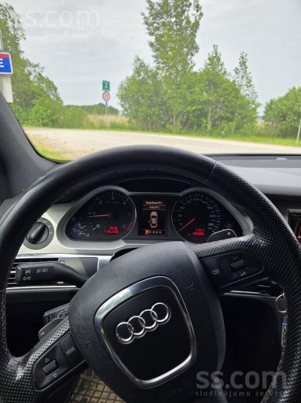 Blue Audi A6 2007 in Aluksne, with an engine capacity of 3.00 L and mileage of 336 thousand km for 3395 €, photo 7 on AUTOMOTO.COM.LV