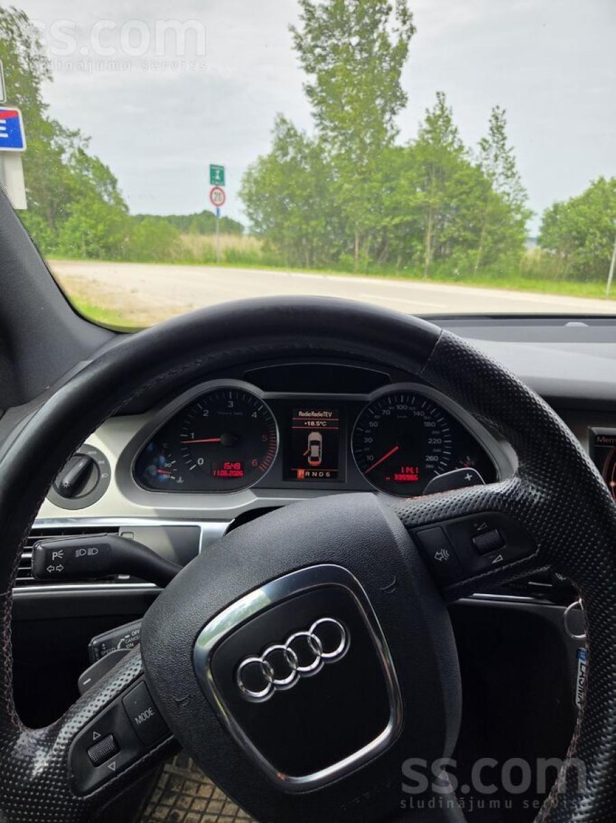 Blue Audi A6 2007 in Aluksne, with an engine capacity of 3.00 L and mileage of 336 thousand km for 3395 €, photo 8 on AUTOMOTO.COM.LV