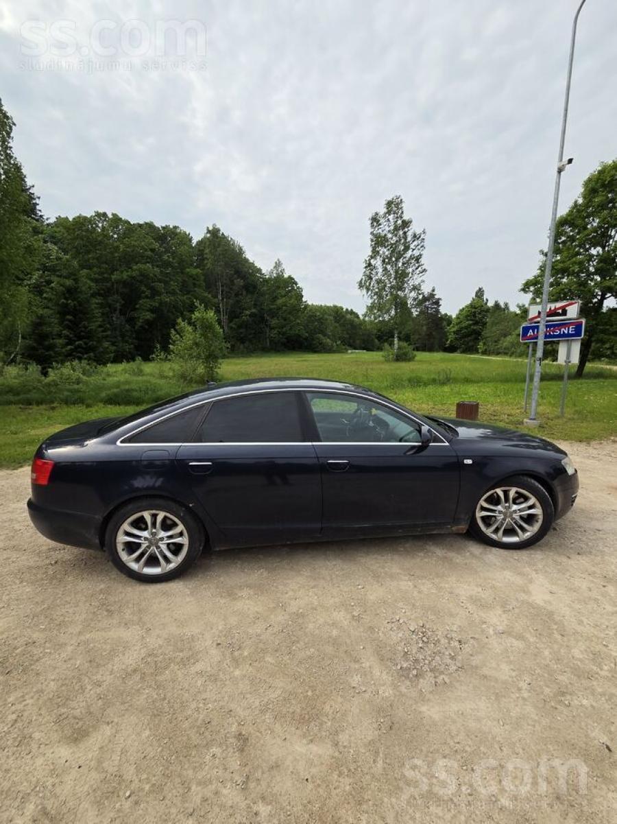 Blue Audi A6 2007 in Aluksne, with an engine capacity of 3.00 L and mileage of 336 thousand km for 3395 €, photo 12 on AUTOMOTO.COM.LV