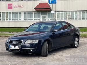 Zils Audi A6 2007 Liepāja, ar dzinēja tilpumu 2.70 L un nobraukumu 390 tūkst. km par 1900 €, foto  vietnē AUTOMOTO.COM.LV