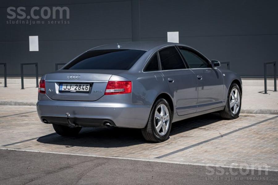 Blue Audi A6 2007 in Riga, with an engine capacity of 2.70 L and mileage of 348 thousand km for 3950 €, photo 5 on AUTOMOTO.COM.LV