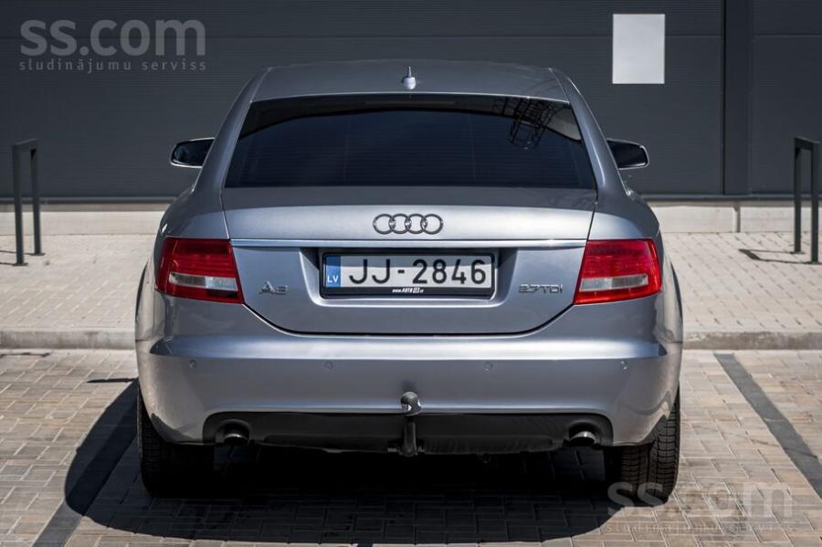 Blue Audi A6 2007 in Riga, with an engine capacity of 2.70 L and mileage of 348 thousand km for 3950 €, photo 6 on AUTOMOTO.COM.LV