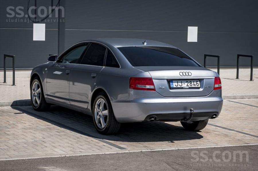 Blue Audi A6 2007 in Riga, with an engine capacity of 2.70 L and mileage of 348 thousand km for 3950 €, photo 7 on AUTOMOTO.COM.LV