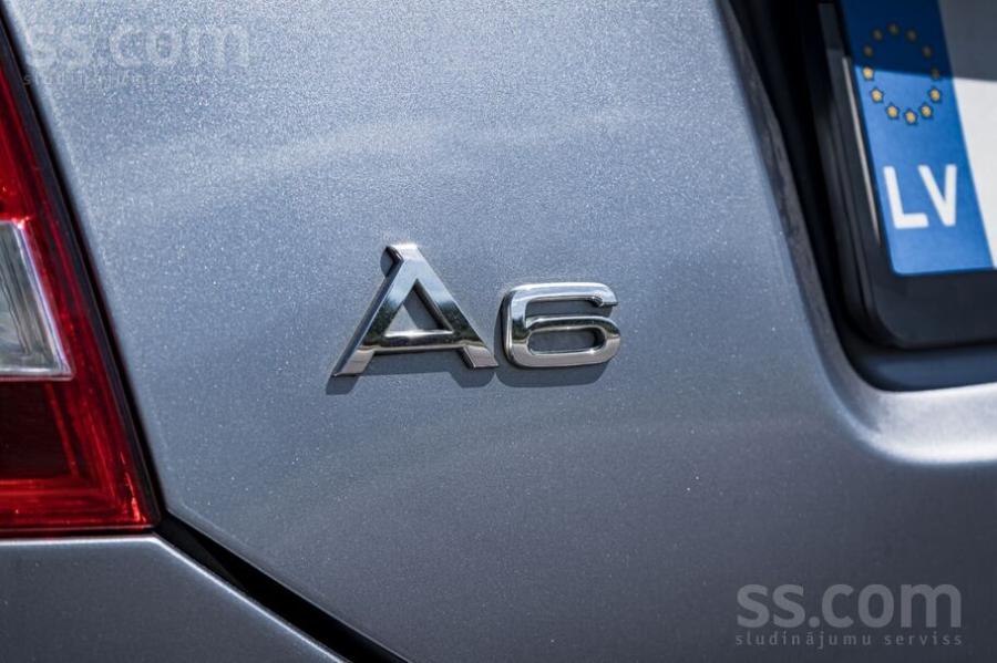 Blue Audi A6 2007 in Riga, with an engine capacity of 2.70 L and mileage of 348 thousand km for 3950 €, photo 8 on AUTOMOTO.COM.LV