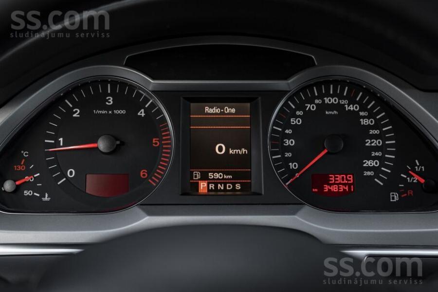Blue Audi A6 2007 in Riga, with an engine capacity of 2.70 L and mileage of 348 thousand km for 3950 €, photo 16 on AUTOMOTO.COM.LV