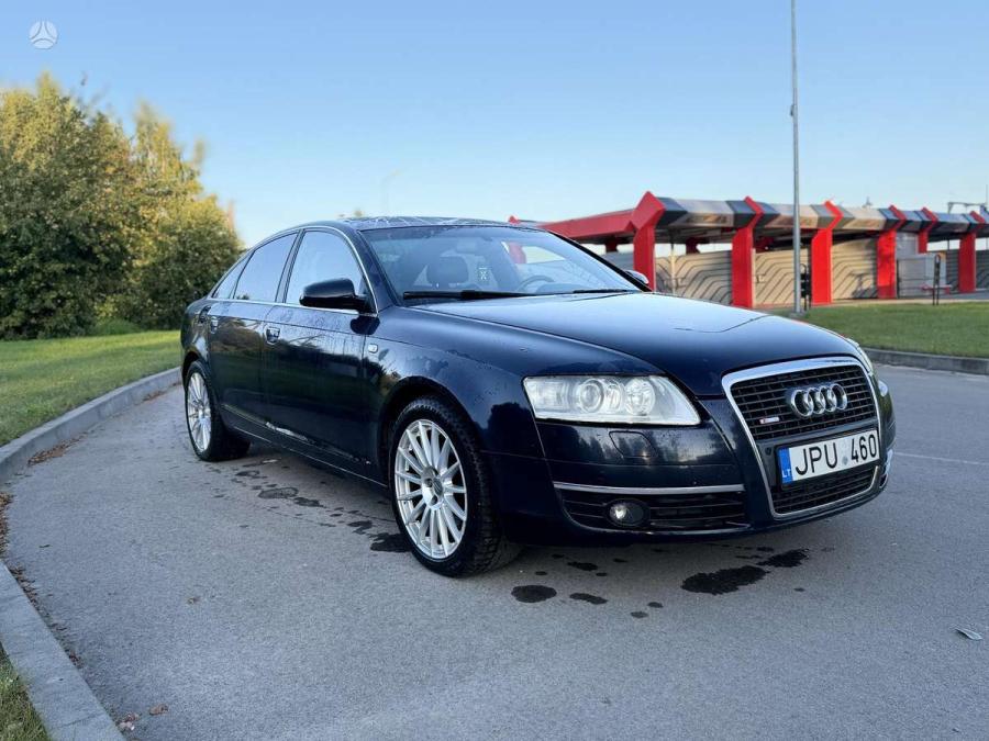 Blue Audi A6 2007 in Plunge, with an engine capacity of 2.97 L and mileage of 335 thousand km for 3000 €, photo 3 on AUTOMOTO.COM.LV