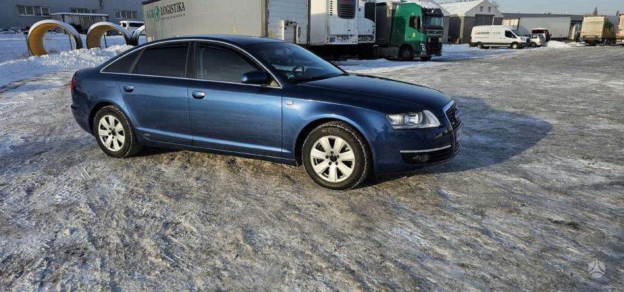 Blue Audi A6 2008 in Klaipeda, with an engine capacity of 2.70 L and mileage of 323 thousand km for 4500 €, photo 2 on AUTOMOTO.COM.LV