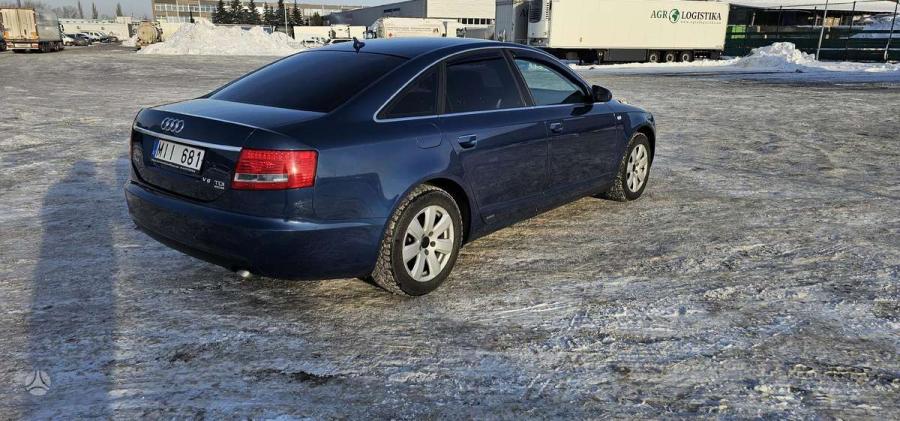 Blue Audi A6 2008 in Klaipeda, with an engine capacity of 2.70 L and mileage of 323 thousand km for 4500 €, photo 4 on AUTOMOTO.COM.LV