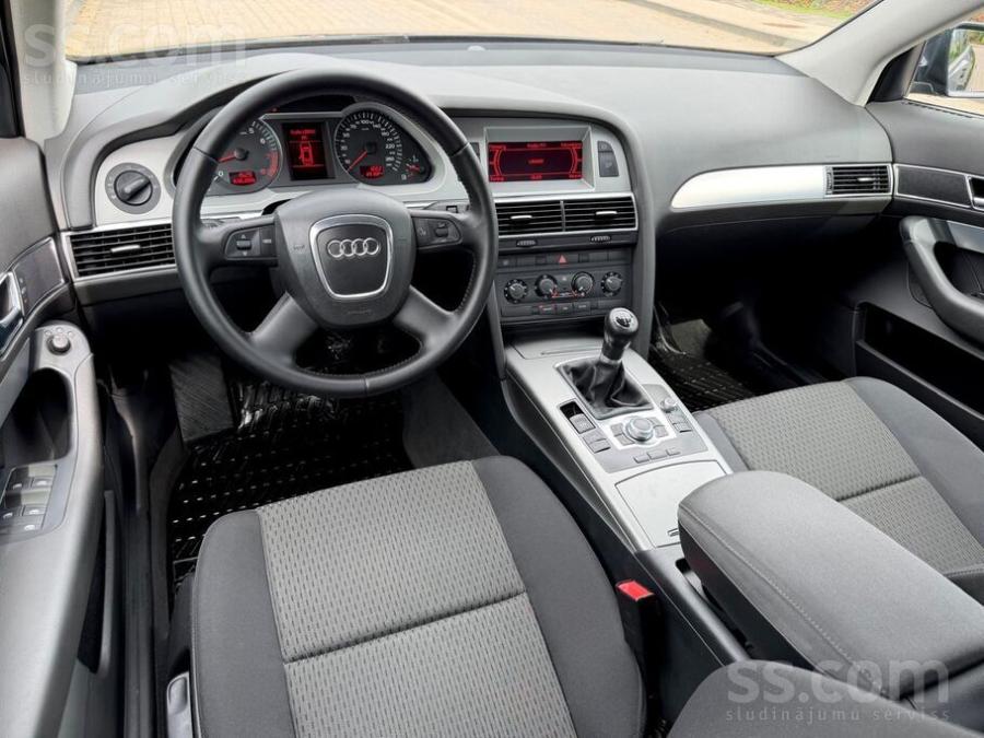 Blue Audi A6 2008 in Riga, with an engine capacity of 2.00 L and mileage of 289 thousand km for 3350 €, photo 14 on AUTOMOTO.COM.LV