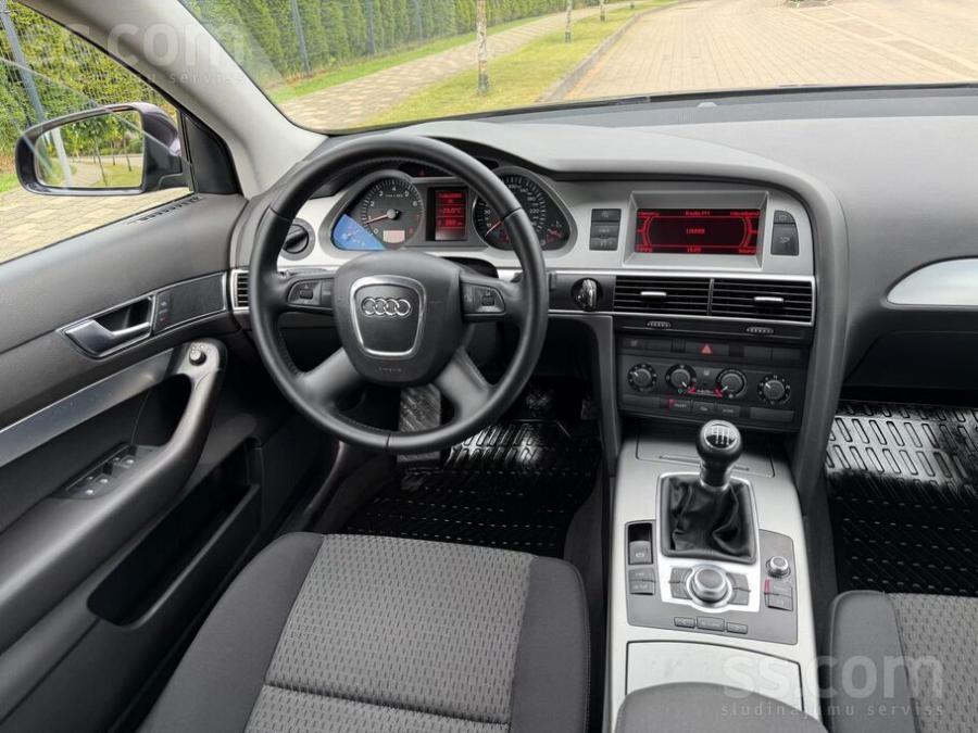 Blue Audi A6 2008 in Riga, with an engine capacity of 2.00 L and mileage of 289 thousand km for 3350 €, photo 15 on AUTOMOTO.COM.LV