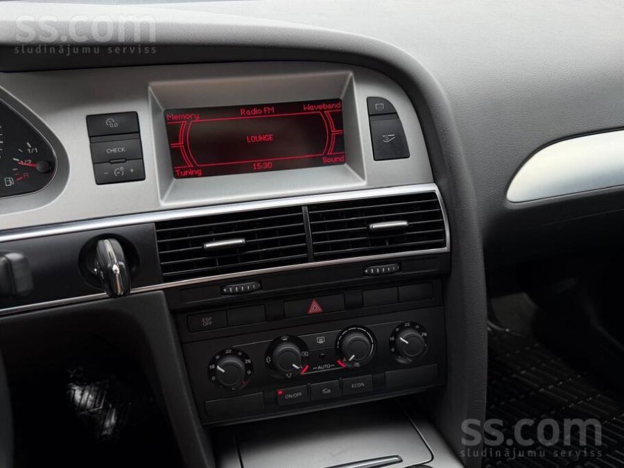 Blue Audi A6 2008 in Riga, with an engine capacity of 2.00 L and mileage of 289 thousand km for 3350 €, photo 19 on AUTOMOTO.COM.LV