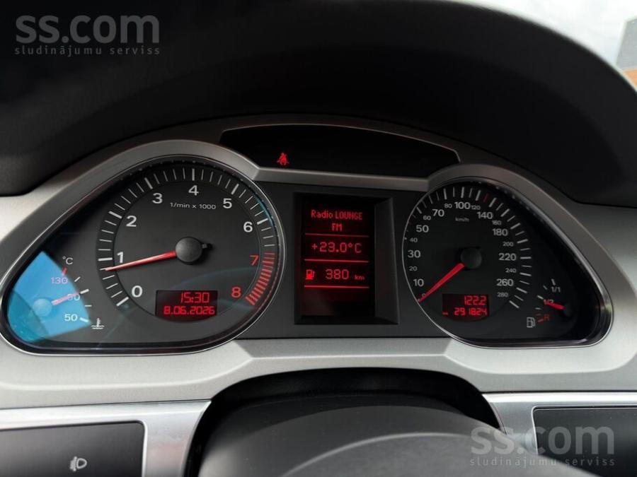 Blue Audi A6 2008 in Riga, with an engine capacity of 2.00 L and mileage of 289 thousand km for 3350 €, photo 21 on AUTOMOTO.COM.LV