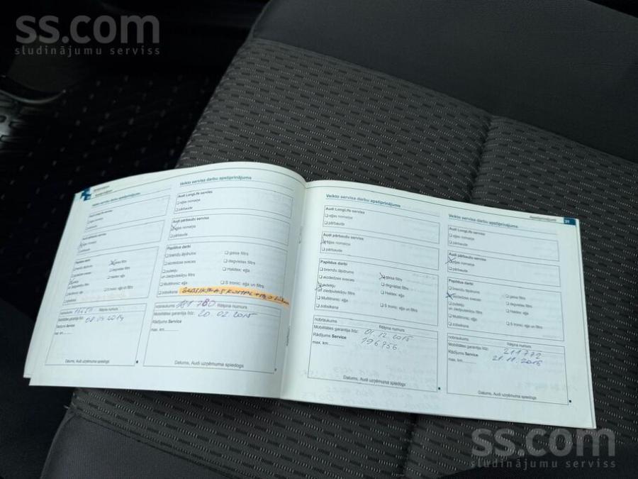 Blue Audi A6 2008 in Riga, with an engine capacity of 2.00 L and mileage of 289 thousand km for 3350 €, photo 27 on AUTOMOTO.COM.LV