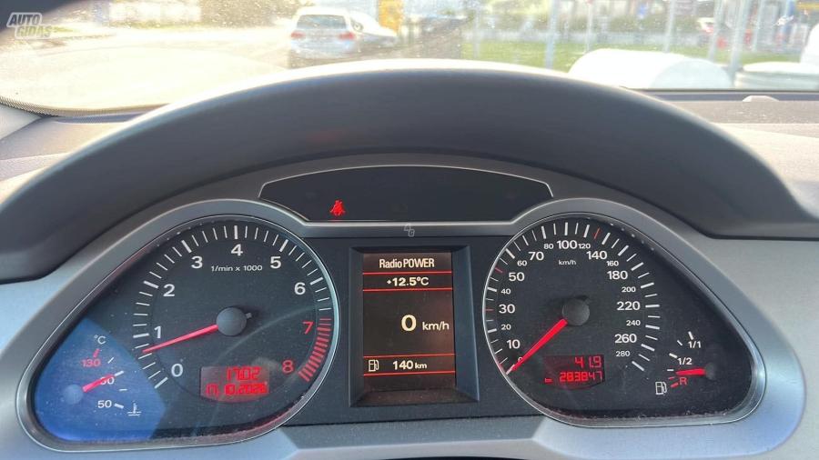 Blue Audi A6 2008 in Marijampole, with an engine capacity of 2.80 L and mileage of 289 thousand km for 1000 €, photo 6 on AUTOMOTO.COM.LV