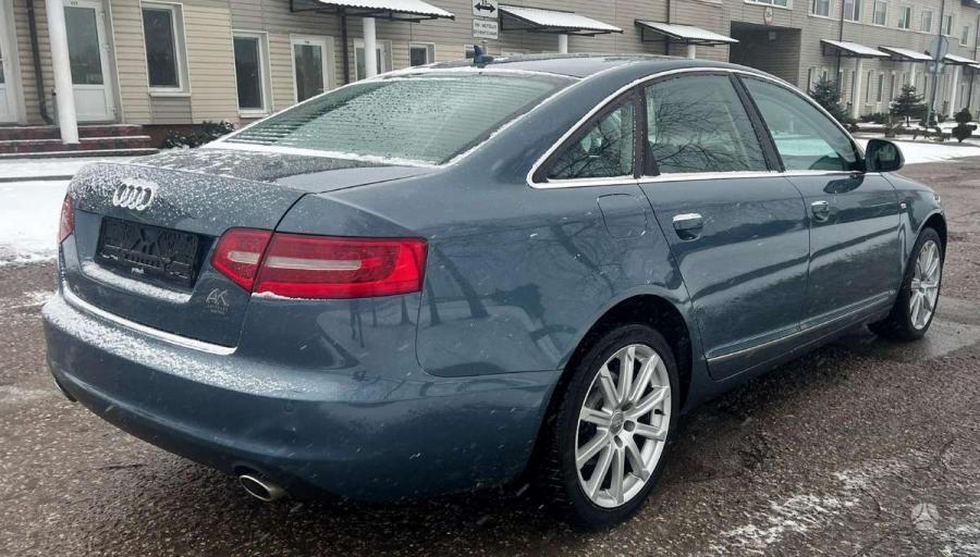 Blue Audi A6 2009 in Vilnius, with an engine capacity of 2.70 L and mileage of 266 thousand km for 5500 €, photo 3 on AUTOMOTO.COM.LV