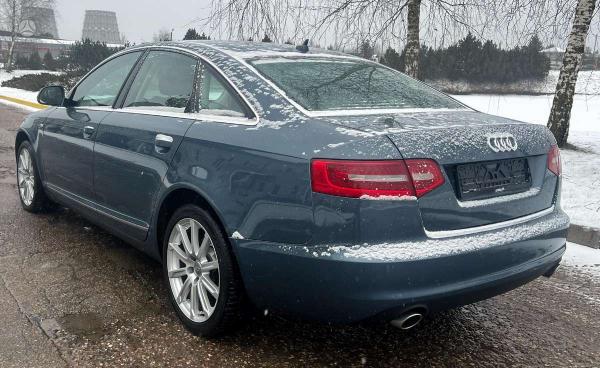 Blue Audi A6 2009 in Vilnius, with an engine capacity of 2.70 L and mileage of 266 thousand km for 5500 €, photo 4 on AUTOMOTO.COM.LV