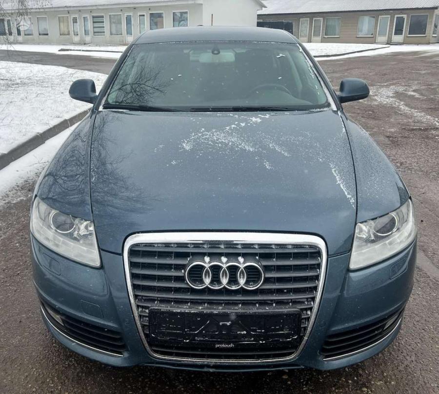 Blue Audi A6 2009 in Vilnius, with an engine capacity of 2.70 L and mileage of 266 thousand km for 5500 €, photo 5 on AUTOMOTO.COM.LV