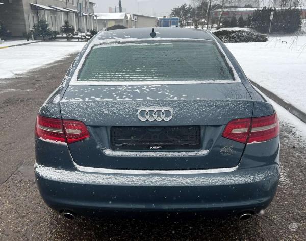 Blue Audi A6 2009 in Vilnius, with an engine capacity of 2.70 L and mileage of 266 thousand km for 5500 €, photo 6 on AUTOMOTO.COM.LV