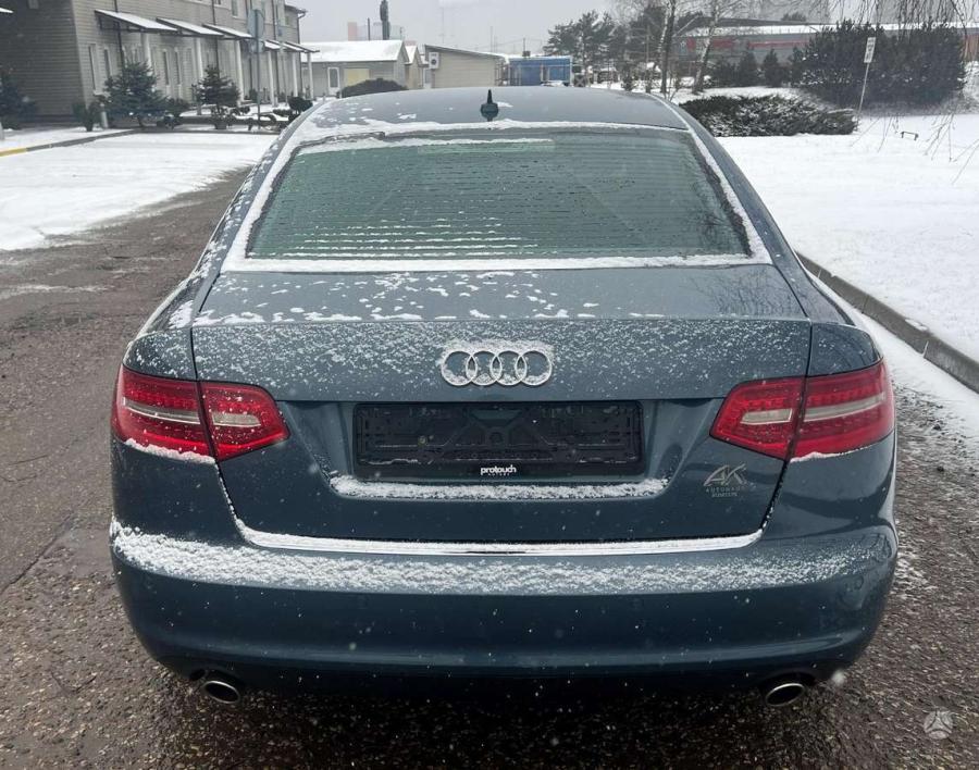 Blue Audi A6 2009 in Vilnius, with an engine capacity of 2.70 L and mileage of 266 thousand km for 5500 €, photo 6 on AUTOMOTO.COM.LV