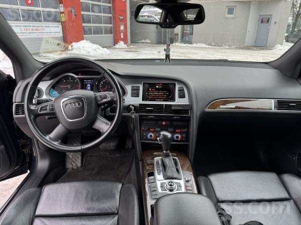 Blue Audi A6 2009 in Riga, with an engine capacity of 3.00 L and mileage of 340 thousand km for 7200 €, photo 8 on AUTOMOTO.COM.LV