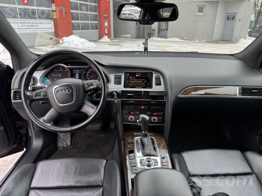 Blue Audi A6 2009 in Riga, with an engine capacity of 3.00 L and mileage of 340 thousand km for 7200 €, photo 8 on AUTOMOTO.COM.LV