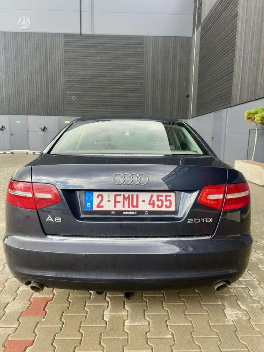 Zils Audi A6 2009 Šauļi, ar dzinēja tilpumu 2.00 L un nobraukumu 249 tūkst. km par 5950 €, foto 9 vietnē AUTOMOTO.COM.LV