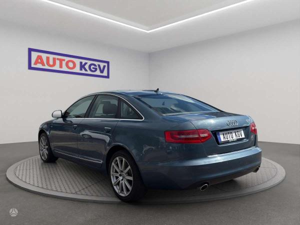 Audi A6 2009 in Klaipeda on AUTOMOTO.COM.LV Blue Audi A6 2009 in Klaipeda, with an engine capacity of 2.70 L and mileage of 271 thousand km for 5999 €, photo 4 on AUTOMOTO.COM.LV