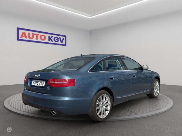 Audi A6 2009 in Klaipeda on AUTOMOTO.COM.LV Blue Audi A6 2009 in Klaipeda, with an engine capacity of 2.70 L and mileage of 271 thousand km for 5999 €, photo 6 on AUTOMOTO.COM.LV