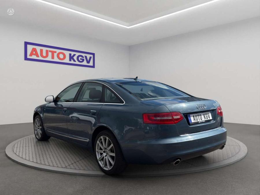 Blue Audi A6 2009 in Klaipeda, with an engine capacity of 2.70 L and mileage of 271 thousand km for 5999 €, photo 4 on AUTOMOTO.COM.LV