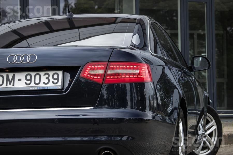 Blue Audi A6 2010 in Tukums, with an engine capacity of 3.00 L and mileage of 338 thousand km for 6895 €, photo 10 on AUTOMOTO.COM.LV