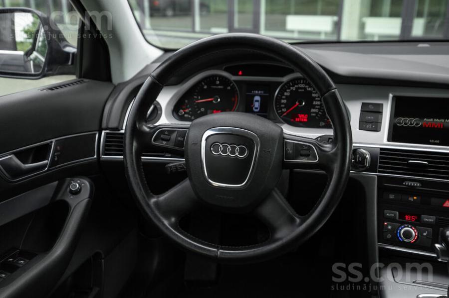 Blue Audi A6 2010 in Tukums, with an engine capacity of 3.00 L and mileage of 338 thousand km for 6895 €, photo 19 on AUTOMOTO.COM.LV