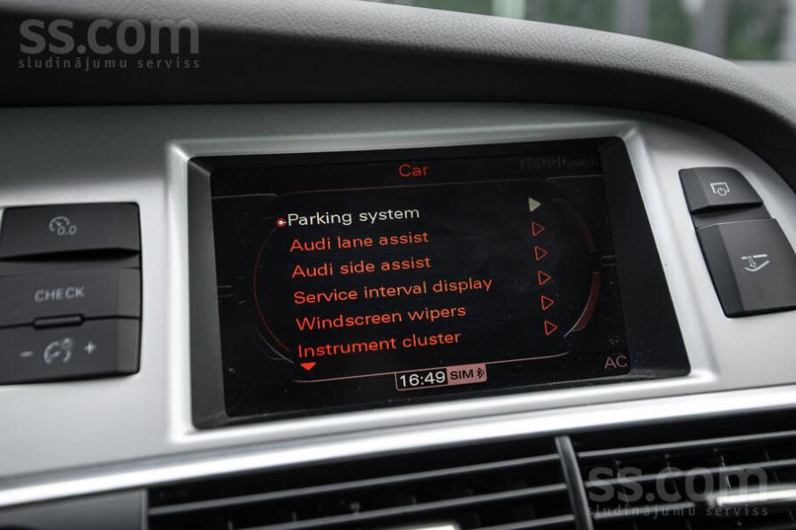 Blue Audi A6 2010 in Tukums, with an engine capacity of 3.00 L and mileage of 338 thousand km for 6895 €, photo 28 on AUTOMOTO.COM.LV
