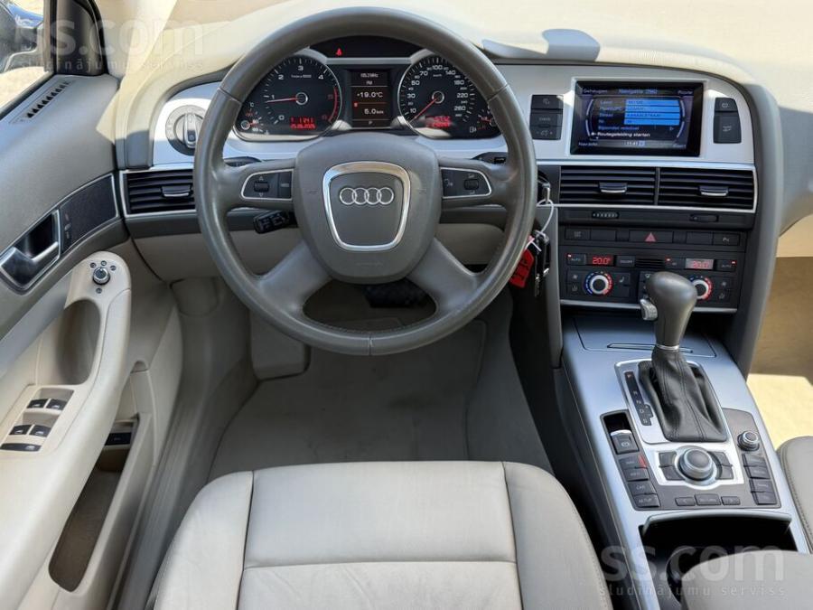 Blue Audi A6 2010 in Riga, with an engine capacity of 2.00 L and mileage of 242 thousand km for 6750 €, photo 5 on AUTOMOTO.COM.LV