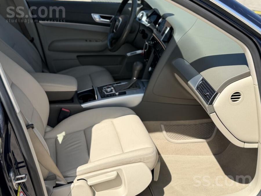 Blue Audi A6 2010 in Riga, with an engine capacity of 2.00 L and mileage of 242 thousand km for 6750 €, photo 13 on AUTOMOTO.COM.LV