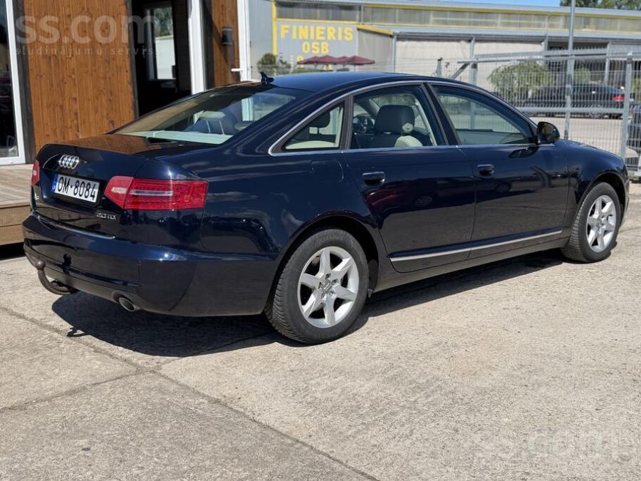 Blue Audi A6 2010 in Riga, with an engine capacity of 2.00 L and mileage of 242 thousand km for 6750 €, photo 17 on AUTOMOTO.COM.LV