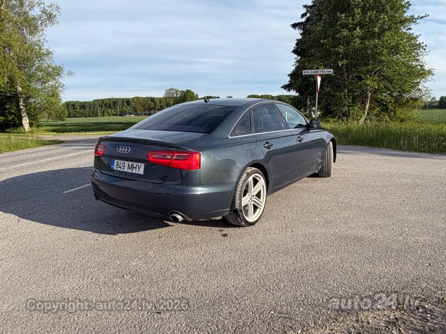 Blue Audi A6 2011 in Mustvee, with an engine capacity of 3.00 L and mileage of 304 thousand km for 7999 €, photo 8 on AUTOMOTO.COM.LV