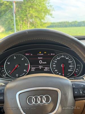 Blue Audi A6 2011 in Mustvee, with an engine capacity of 3.00 L and mileage of 304 thousand km for 6999 €, photo 13 on AUTOMOTO.COM.LV