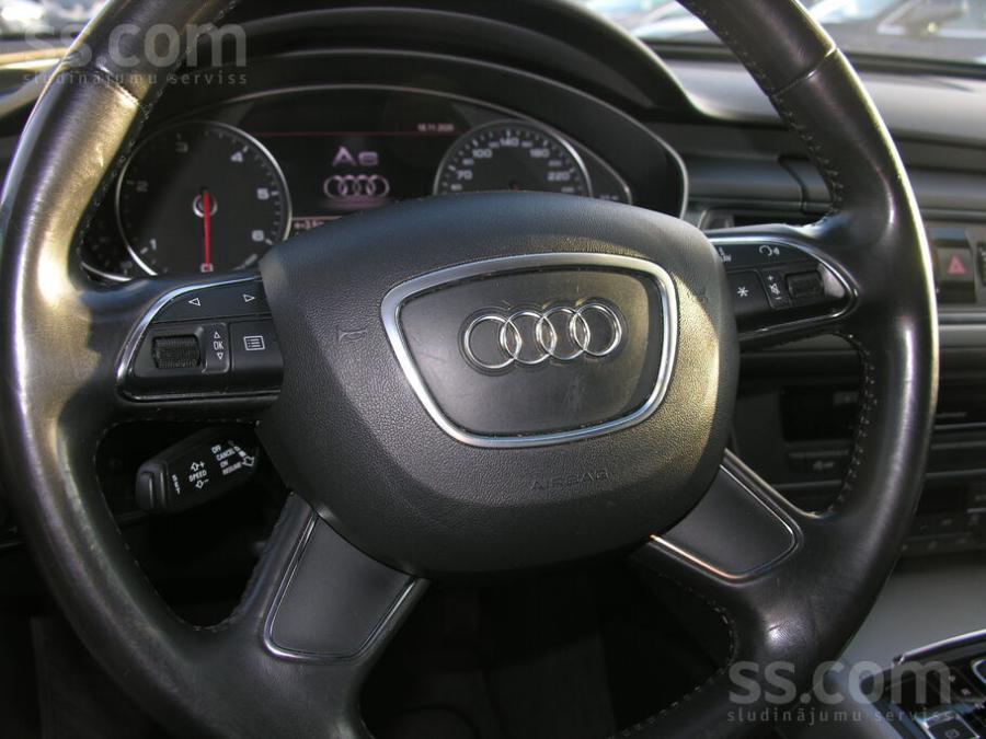 Blue Audi A6 2011 in Riga, with an engine capacity of 3.00 L and mileage of 324 thousand km for 8250 €, photo 12 on AUTOMOTO.COM.LV