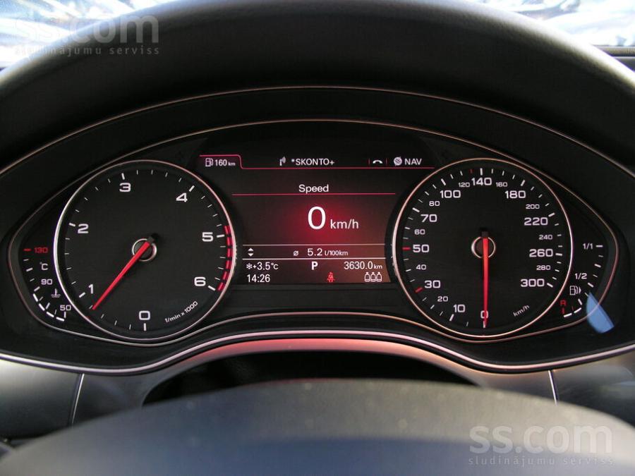 Blue Audi A6 2011 in Riga, with an engine capacity of 3.00 L and mileage of 324 thousand km for 8250 €, photo 14 on AUTOMOTO.COM.LV