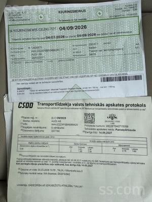 Синий Ауди А6 2011 в Талси, объемом двигателя 2.00 л и пробегом 338 тыс. км за 7195 €, фото 21 на AUTOMOTO.COM.LV