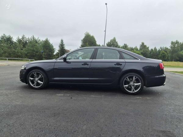 Blue Audi A6 2011 in Vilnius, with an engine capacity of 2.77 L and mileage of 200 thousand km for 7500 €, photo 6 on AUTOMOTO.COM.LV