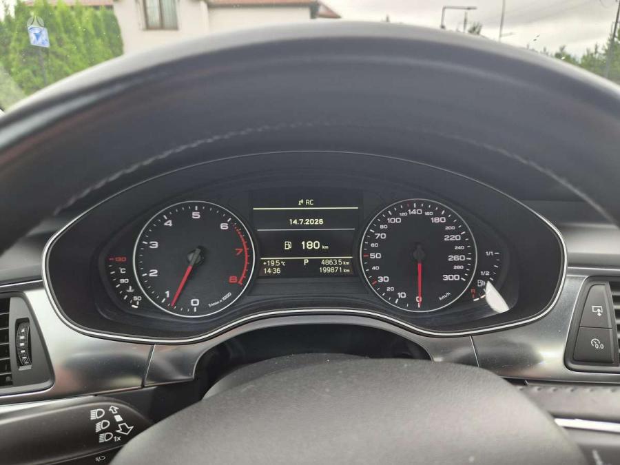 Zils Audi A6 2011 Viļņa, ar dzinēja tilpumu 2.77 L un nobraukumu 200 tūkst. km par 7500 €, foto 15 vietnē AUTOMOTO.COM.LV