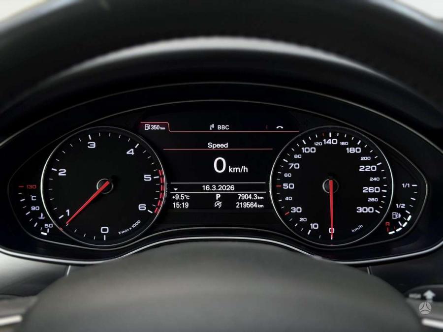 Blue Audi A6 2011 in Vilnius, with an engine capacity of 1.97 L and mileage of 220 thousand km for 8490 €, photo 27 on AUTOMOTO.COM.LV