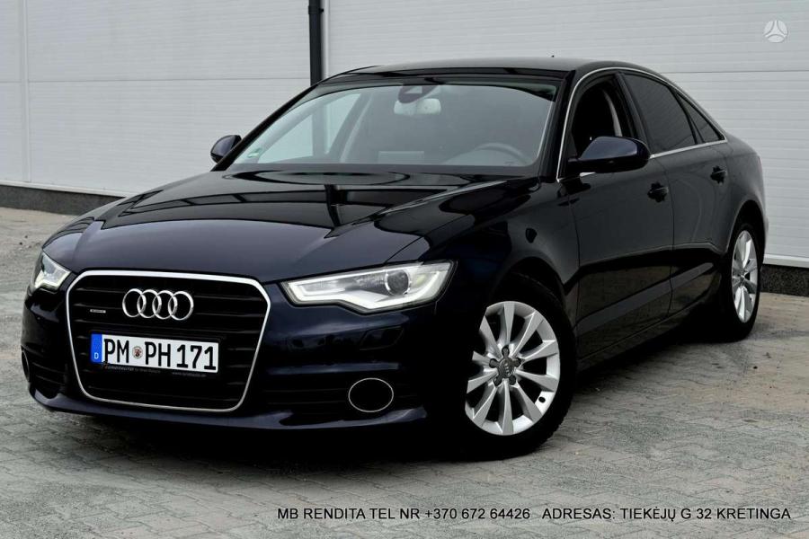 Zils Audi A6 2012 Kretinga, ar dzinēja tilpumu 2.97 L un nobraukumu 268 tūkst. km par 11299 €, foto 3 vietnē AUTOMOTO.COM.LV