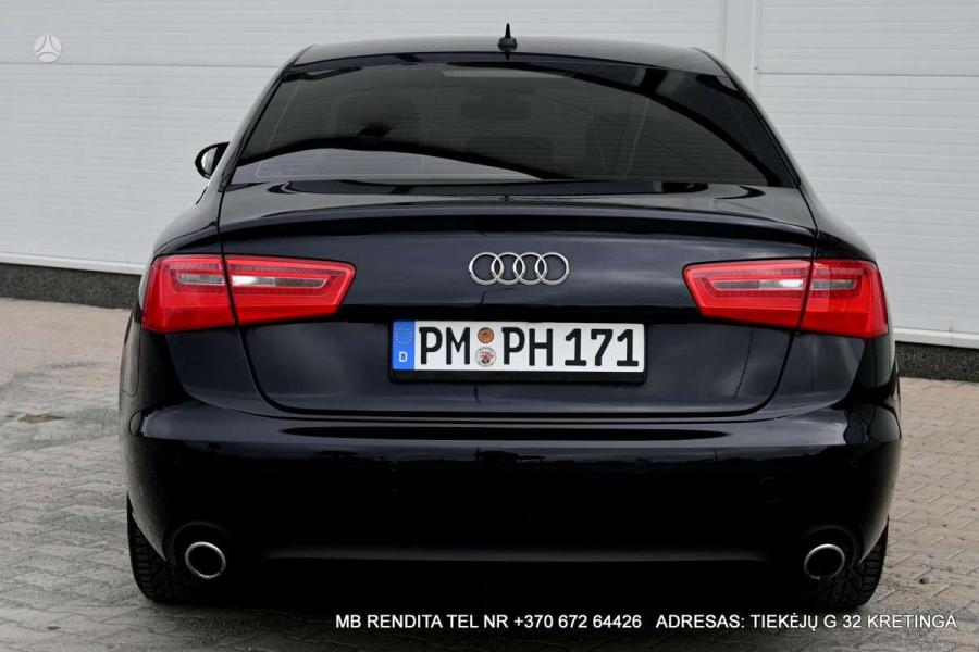 Zils Audi A6 2012 Kretinga, ar dzinēja tilpumu 2.97 L un nobraukumu 268 tūkst. km par 11299 €, foto 8 vietnē AUTOMOTO.COM.LV